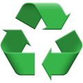 ♻️ Black Universal Recycling Symbol Emoji