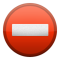 ⛔ No Entry Emoji