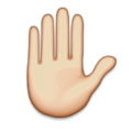 Raised Hand Emoji