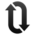 🔃 Clockwise Downwards and Upwards Open Circle Arrows Emoji