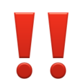 ‼️ Double Exclamation Mark Emoji