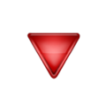 🔻 Down-Pointing Red Triangle Emoji