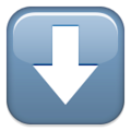 ⬇️ Downwards Black Arrow Emoji