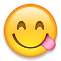 😋 Cara Saboreando Comida emojis