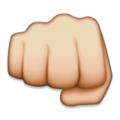 👊 Fisted Hand Sign Emoji