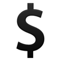 💲 Heavy Dollar Sign Emoji