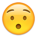 😯 Hushed Face Emoji