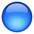 🔵 Large Blue Circle Emoji