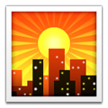 🌇 Sunset Over Buildings Emoji