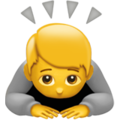 🙇 Person Bowing Deeply Emoji