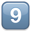9️⃣ Keycap Digit Nine Emoji