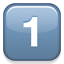 1️⃣ Keycap Digit One Emoji