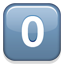 0️⃣ Keycap Digit Zero Emoji