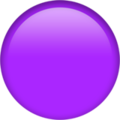 🟣 Large Purple Circle Emoji