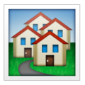 🏘️ House Buildings Emoji