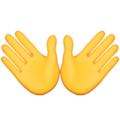 👐 Open Hands Sign Emoji