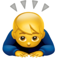 🙇‍♂️ Man Bowing Emoji
