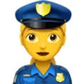 👮‍♀️ Woman Police Officer Emoji