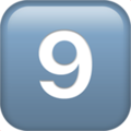 9️⃣ Keycap Digit Nine Emoji
