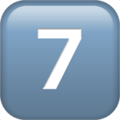 7️⃣ Keycap Digit Seven Emoji