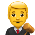 👨‍⚖️ Man Judge Emoji