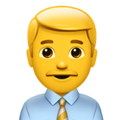 👨‍💼 Man Office Worker Emoji