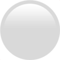 ⚪ Medium White Circle Emoji