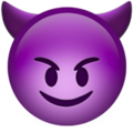 😈 Smiling Face with Horns Emoji