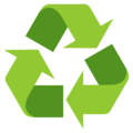 ♻️ Black Universal Recycling Symbol Emoji