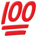 💯 Hundred Points Symbol Emoji