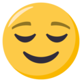 😌 Relieved Face Emoji