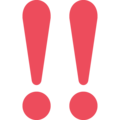 ‼️ Double Exclamation Mark Emoji