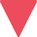 🔻 Down-Pointing Red Triangle Emoji