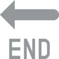 🔚 End with Leftwards Arrow Above Emoji