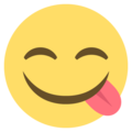 😋 Face Savouring Delicious Food Emoji