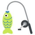 🎣 Fishing Pole and Fish Emoji