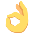 👌 OK Hand Sign Emoji