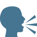 🗣️ Speaking Head in Silhouette Emoji