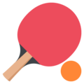 🏓 Table Tennis Paddle and Ball Emoji