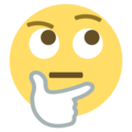 🤔 Thinking Face Emoji