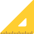 📐 Triangular Ruler Emoji