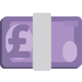 💷 Banknote with Pound Sign Emoji