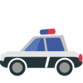 🚓 Police Car Emoji