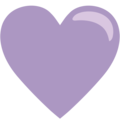 💜 Purple Heart Emoji