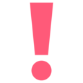 Heavy Exclamation Mark Symbol Emoji