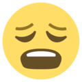 😩 Weary Face Emoji