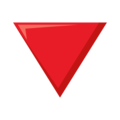 🔻 Down-Pointing Red Triangle Emoji
