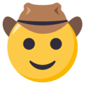 🤠 Face with Cowboy Hat Emoji