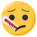🤒 Face with Thermometer Emoji