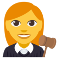 👩‍⚖️ Woman Judge Emoji